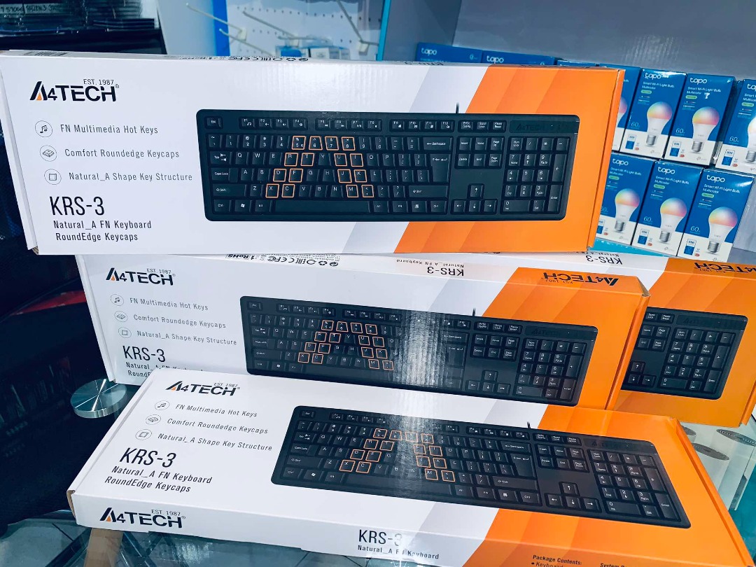 A4Tech KRS-3 Keyboard Black USB, Computers & Tech, Parts & Accessories ...