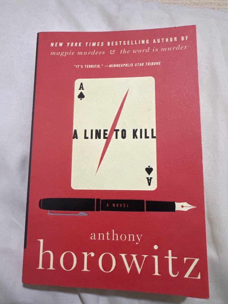A Line To Kill by Anthony Horowitz | Fiction | BookTok | English Book ...