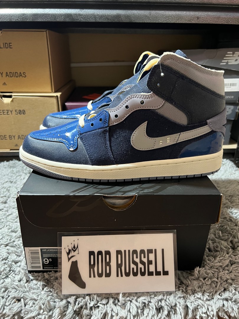 AIR JORDAN 1 MID “INSIDE OUT OBSIDIAN”, Men's Fashion, Footwear ...