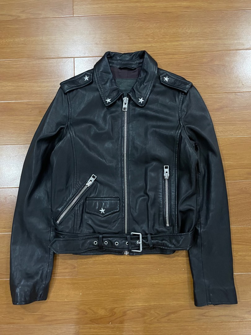 ALL SAINTS Leather Biker Jacket, Women's Fashion, Coats, Jackets and ...