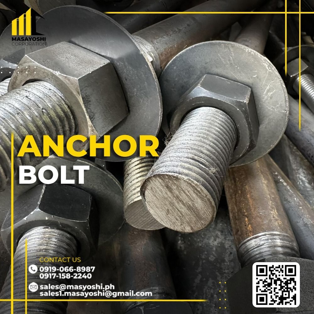Anchor Bolt Embedded A325 16mm x 400mm Baseplate / J Bolt / Steel ...