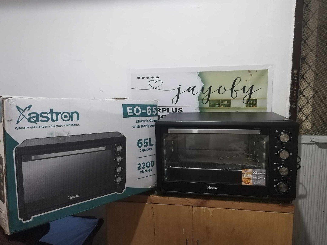 Astron EO-65 Electric Convection Oven, 65L, as-is, Furniture & Home ...