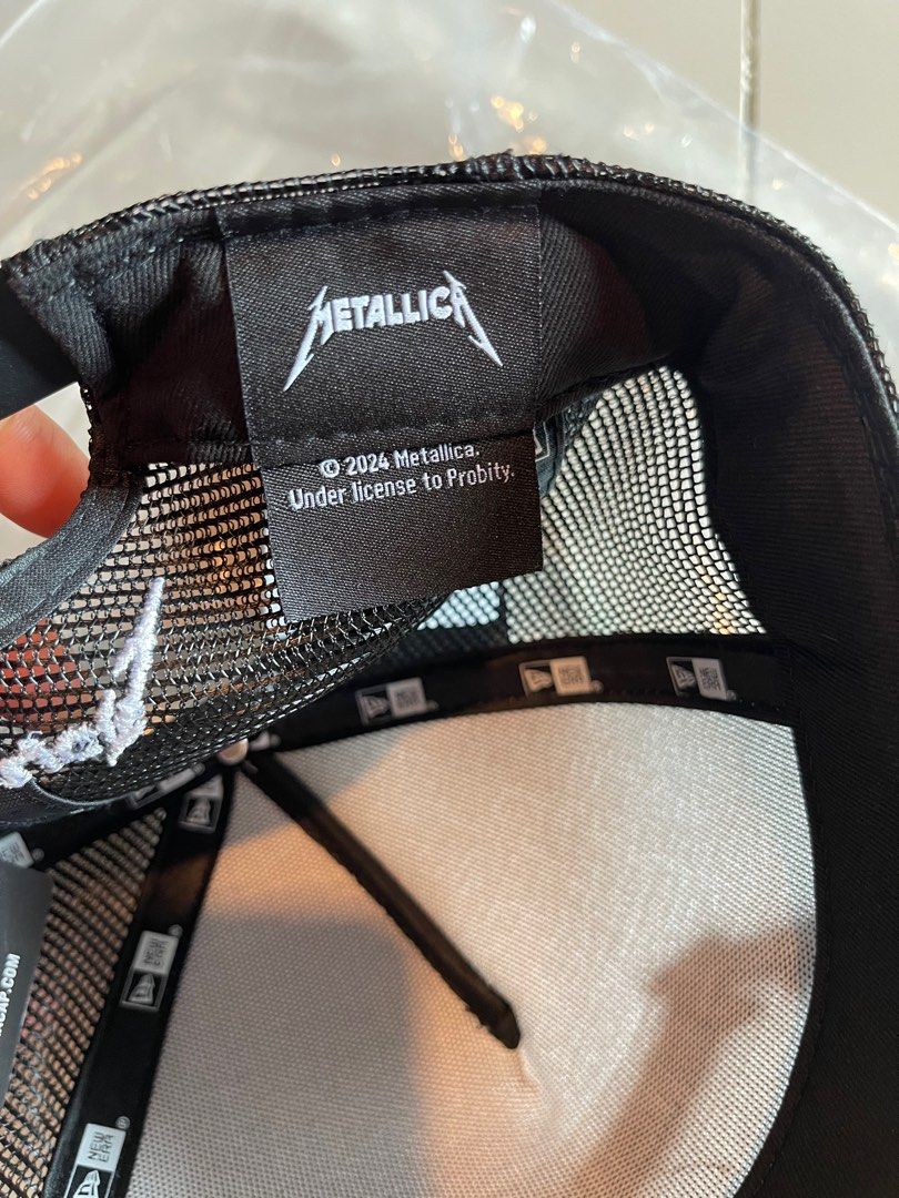 Authentic New Era Metallica Cap, Men's Fashion, Watches & Accessories ...