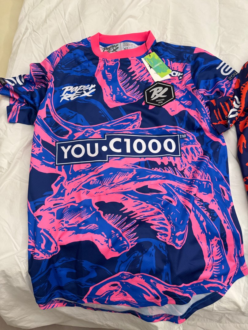 Authentic Valorant VCT Paper Rex PRX 2024 Jersey, Men's Fashion, Tops ...