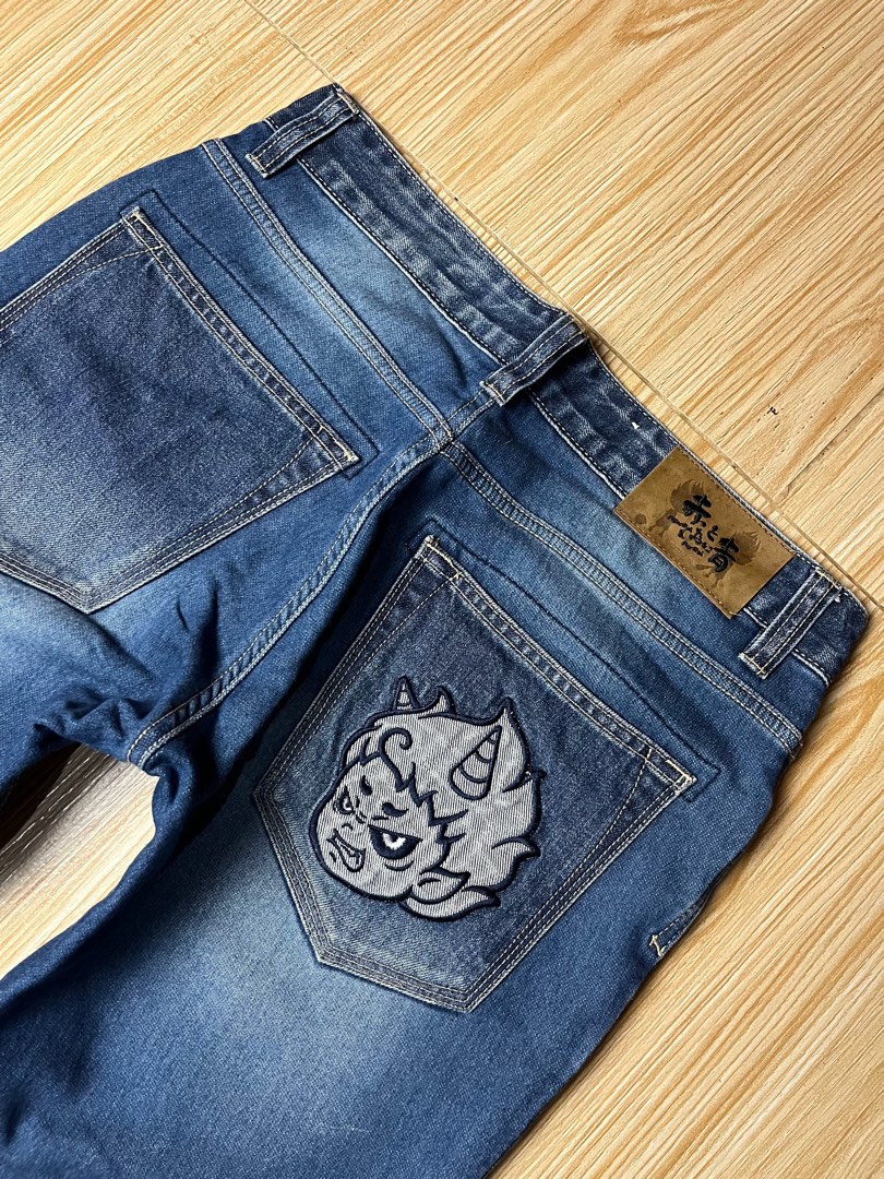 Big Train Osaka “The Devil Kid” Jeans, Men's Fashion, Bottoms, Jeans on ...