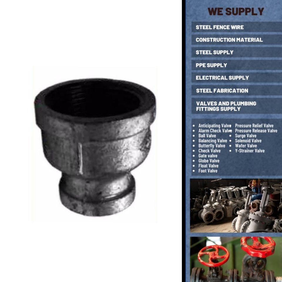 Black Iron Threaded Reducer / BI Reducer / Concrete Reducer / BI Tee ...