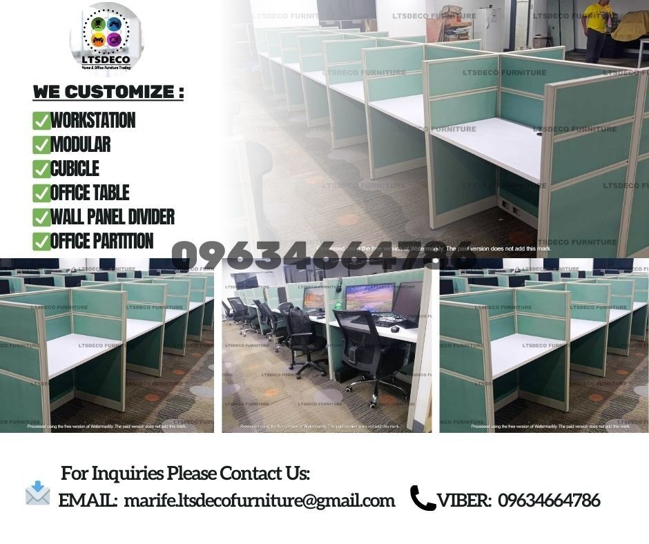 BPO SYSTEM - CALL CENTER MODULAR WORKSTATION TABLES OFFICE PARTITION ...