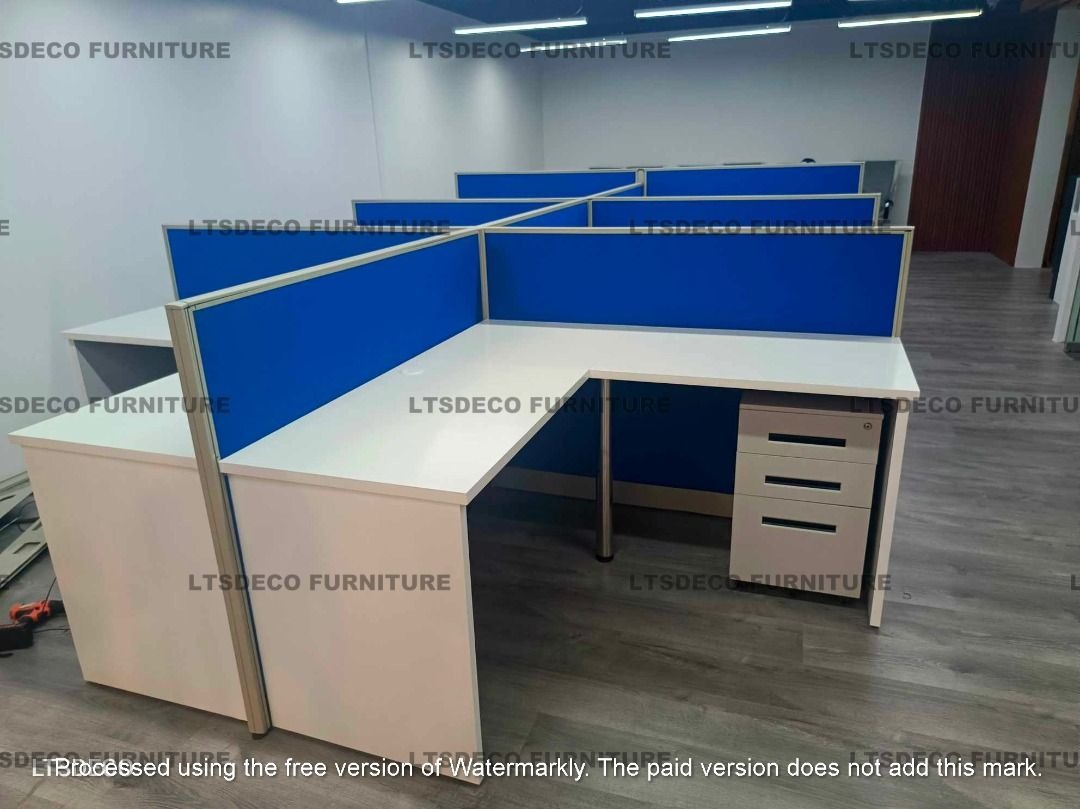 BPO WORKSTATION OFFICE PARTITION FURNITURES, Furniture & Home Living ...