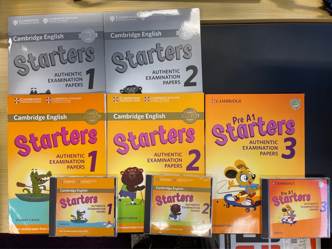 Cambridge Starter Exam paper set 1-4, 興趣及遊戲, 書本 & 文具, 教科書 - Carousell