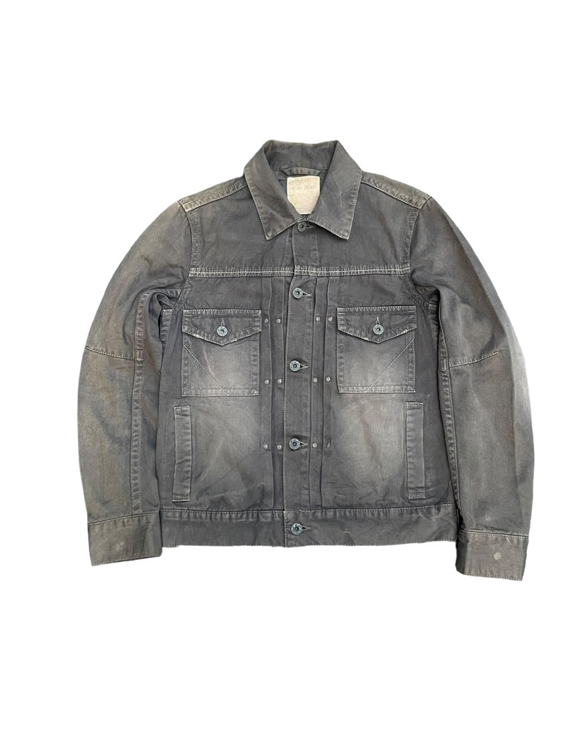 Cav-000 Sun Faded Denim Jacket, Men's Fashion, Coats, Jackets and ...