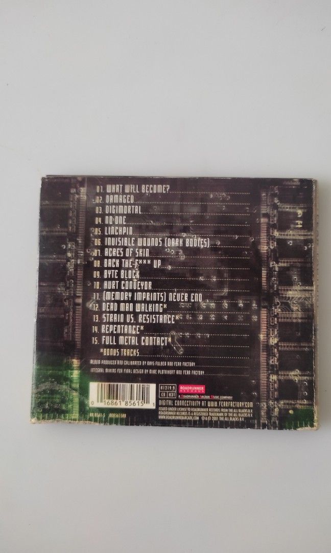 CD Fear Factory (Digimortal), Hobbies & Toys, Music & Media, CDs & DVDs ...