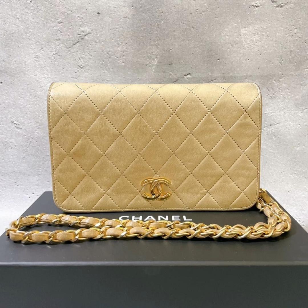 Chanel Matelasse Coco Mark Chain Shoulder Lambskin, Women's Fashion ...