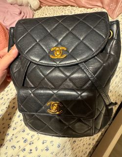chanel duma vintage backpack 背包 背囊, 名牌, 手袋及銀包 - Carousell