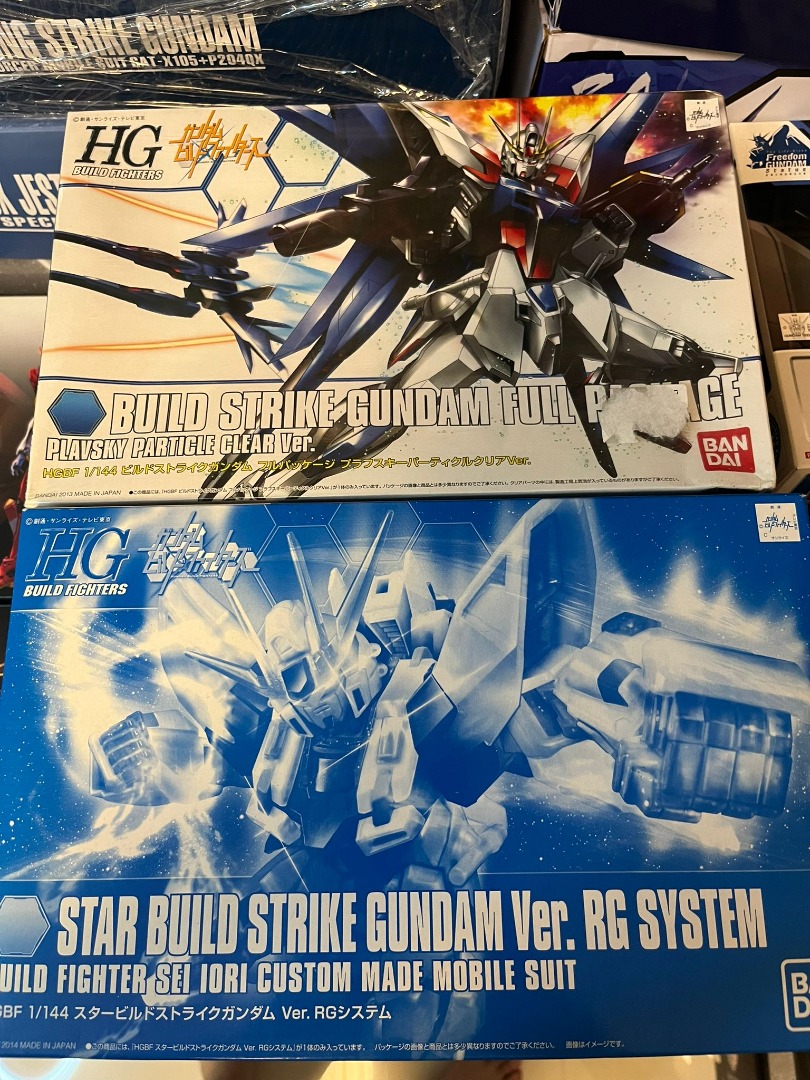 *Clear Backlog* HG Build Strike Full Package Plavsky Particle Clear & HG Star Build Strike RG ...
