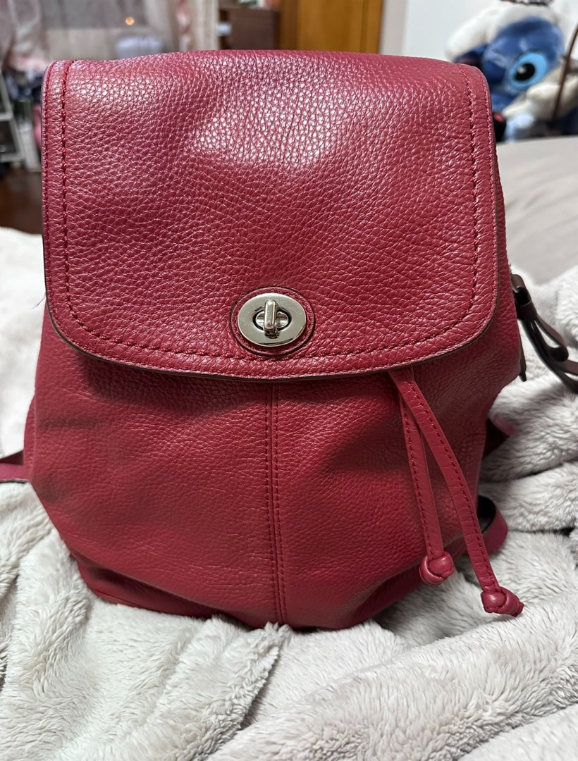 Coach leather Backpack 100% authentic Original, Luxury, Bags & Wallets ...