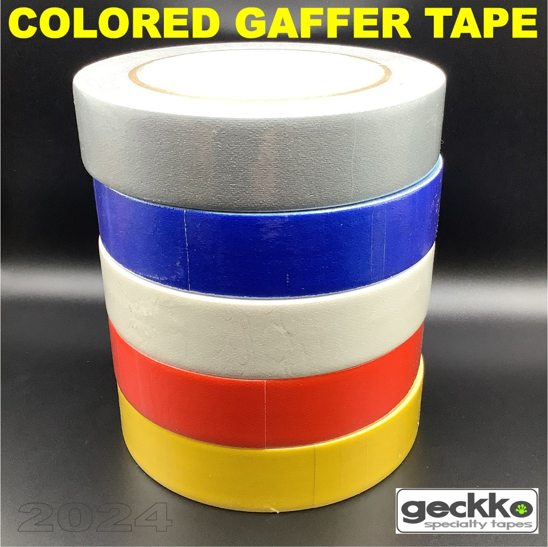 COLORED GAFFER TAPE by Geckko Specialty Tapes,stage tape, floor marking ...