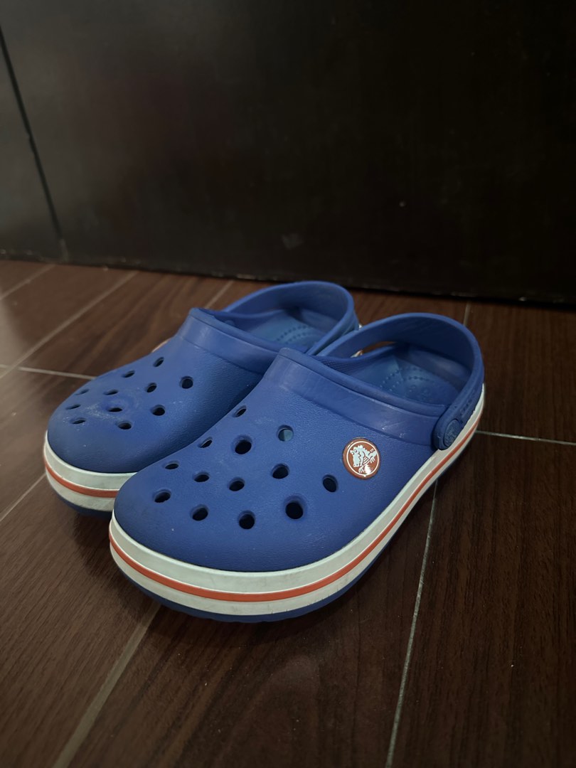 crocs C12 blue, Babies & Kids, Babies & Kids Fashion on Carousell