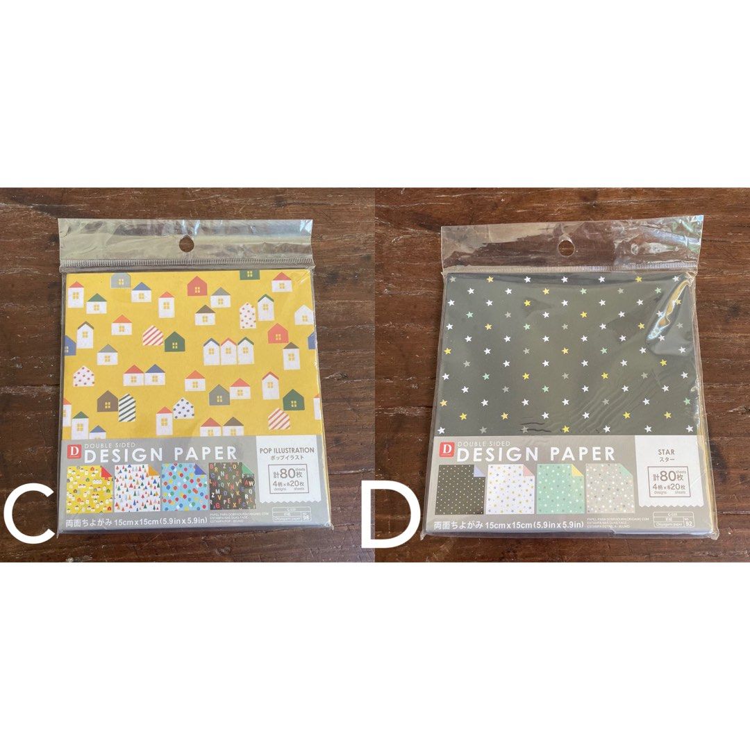 DAISO Chiyogami / Origami paper, Hobbies & Toys, Stationary & Craft ...