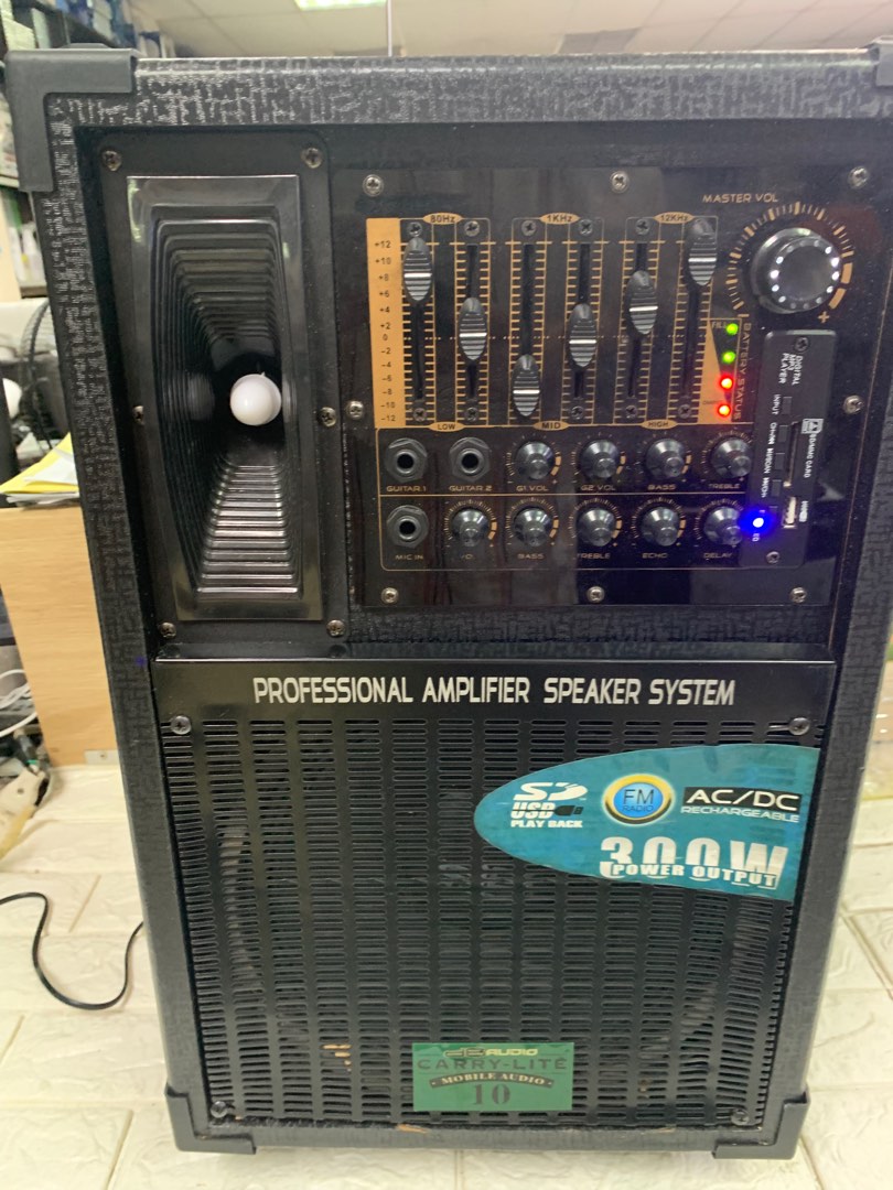 Dbaudio Proffesional Amplifier Speaker System Carry Lite 10 300watts ...