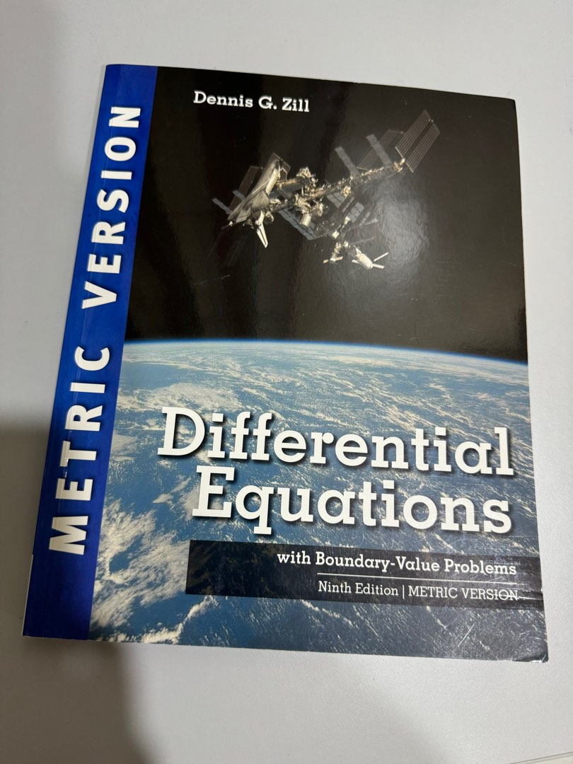 Differential Equations with Boundary-Value Problems Dennis G. Zill Ninth Edition Metric Version ...