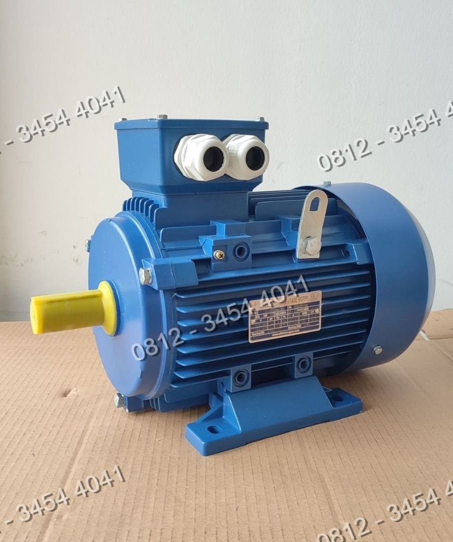 Dinamo 10 hp Elektro Motor 3 phase 7.5 kw 3000 RPM B3, Motor di Carousell