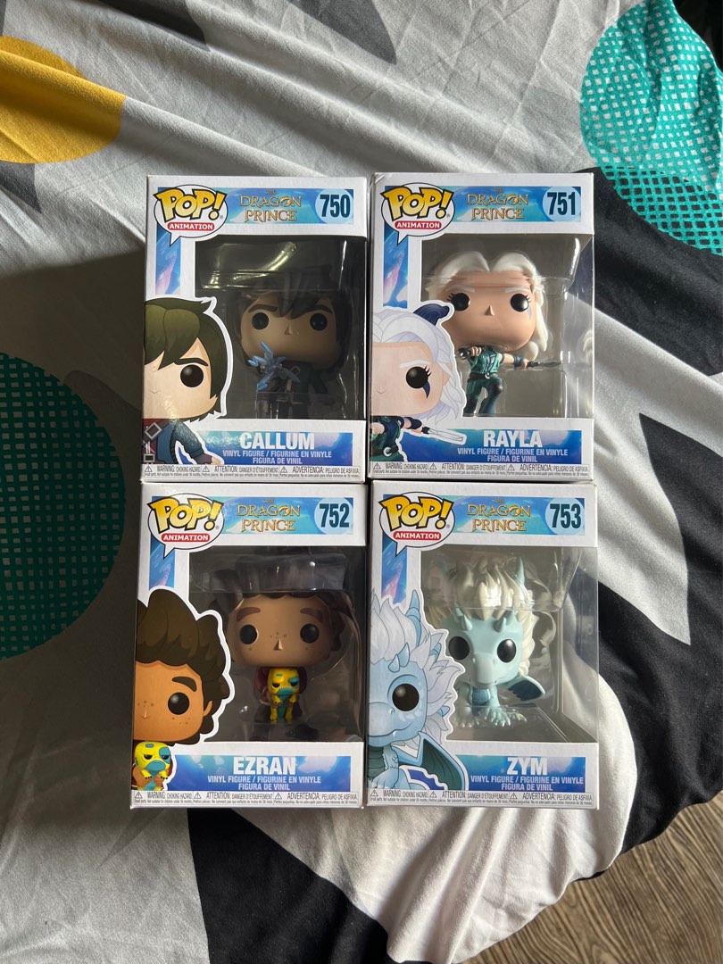 Dragon Prince Funko Pop with Zym Rayla Ezran Callum, Hobbies & Toys ...