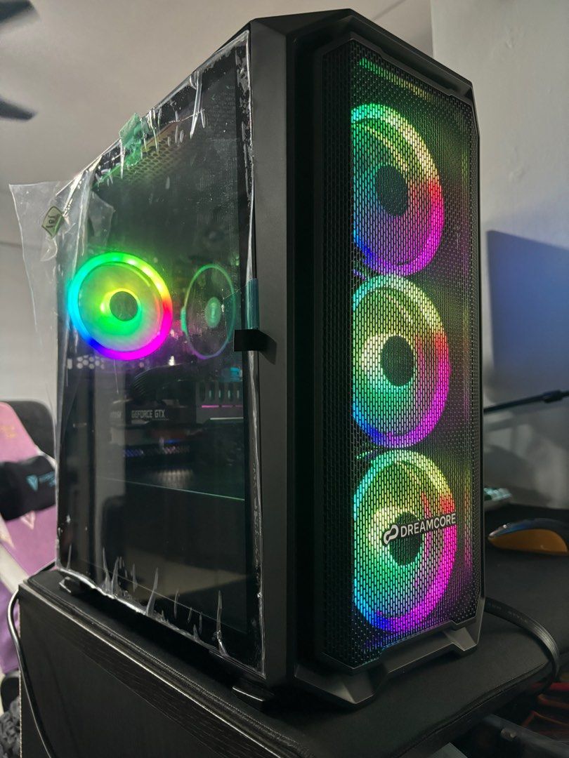 DREAMCORE Gaming Desktop Computer PC CPU Processor AMD Ryzen 5 Storage ...