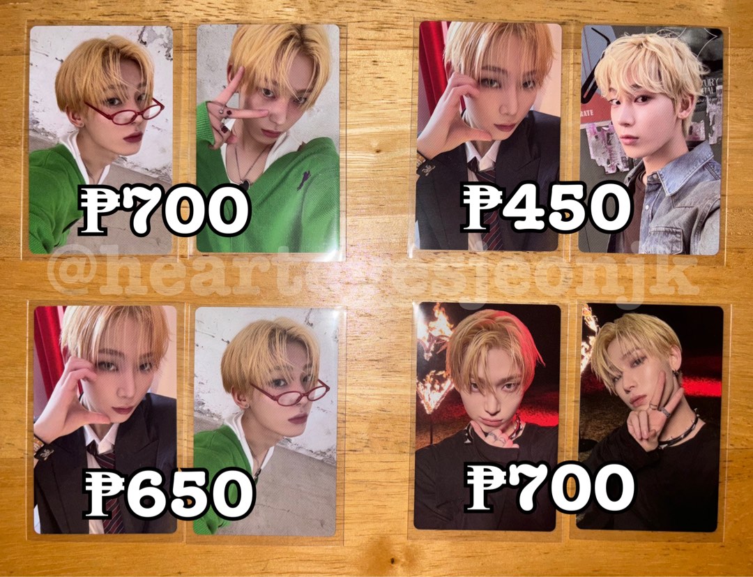 Enhypen Enha PC Photocard Sunoo Romance Untold R:U Inceptio Arcanum ...