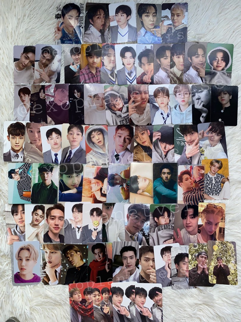 EXO PHOTOCARDS, Hobbies & Toys, Memorabilia & Collectibles, K-Wave on ...
