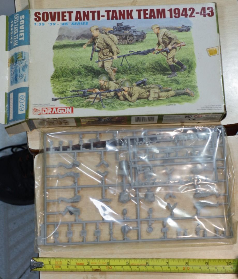 倉底貨-factory seal-Dragon Models-威龍-6049-Soviet Anti-Tank Team 1942-43 ...