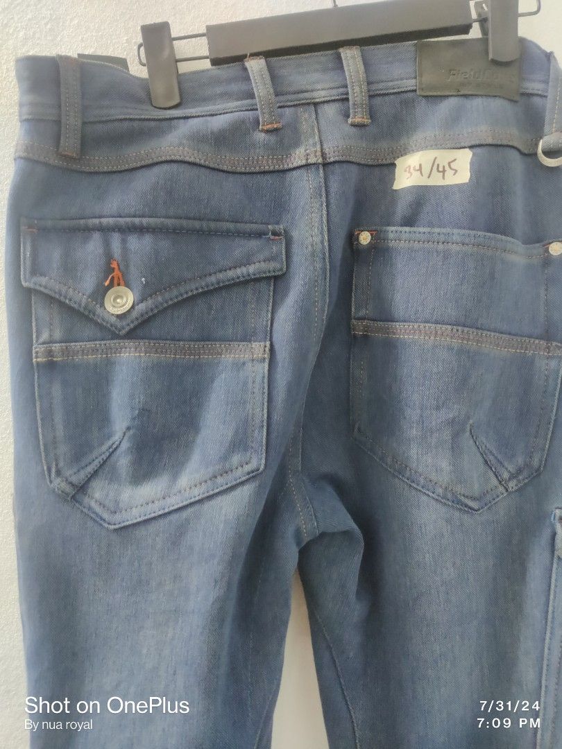 Fieldcore cargo jeans, Men's Fashion, Bottoms, Jeans on Carousell