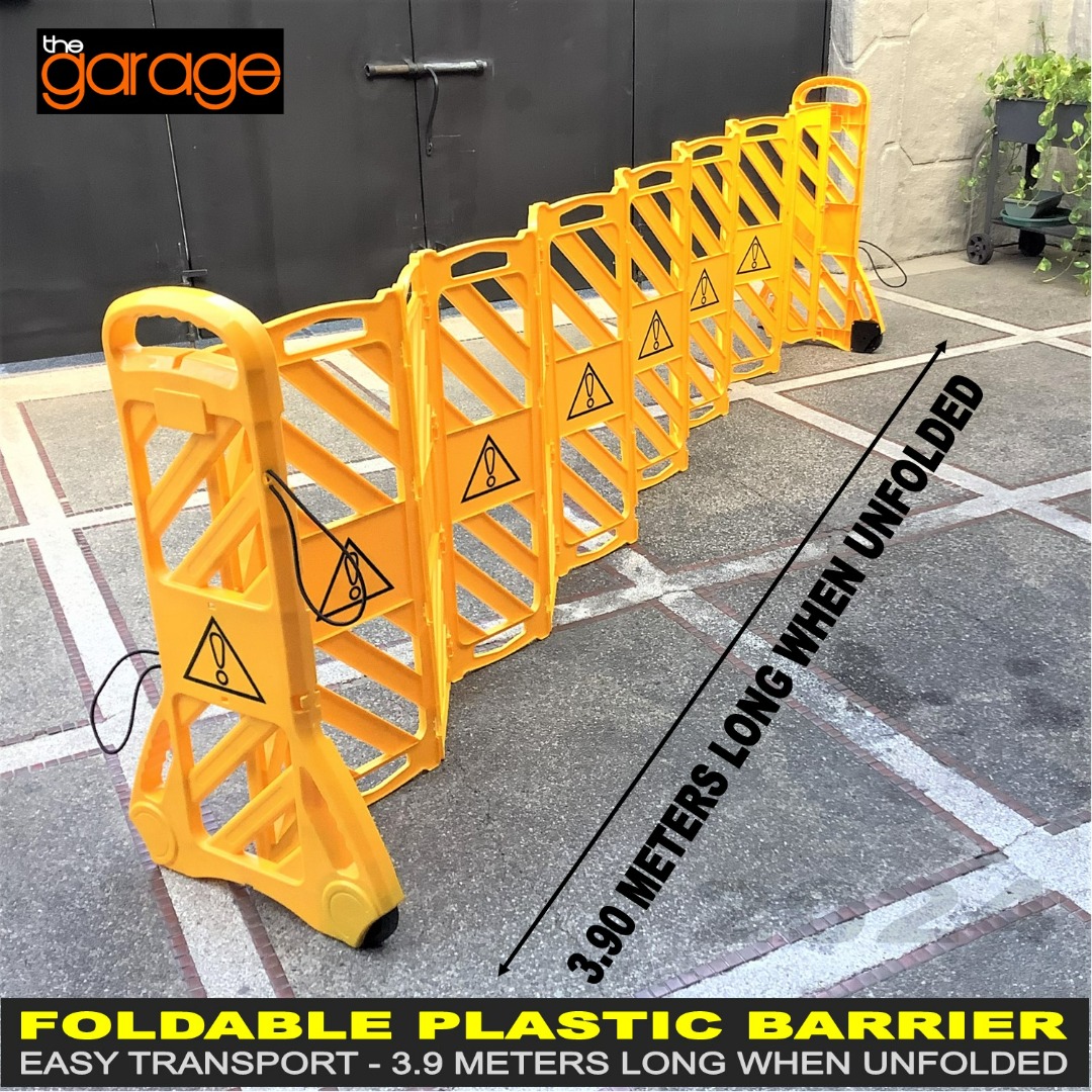 FOLDABLE PLASTIC BARRIER by The Garage Manila, Commercial & Industrial ...