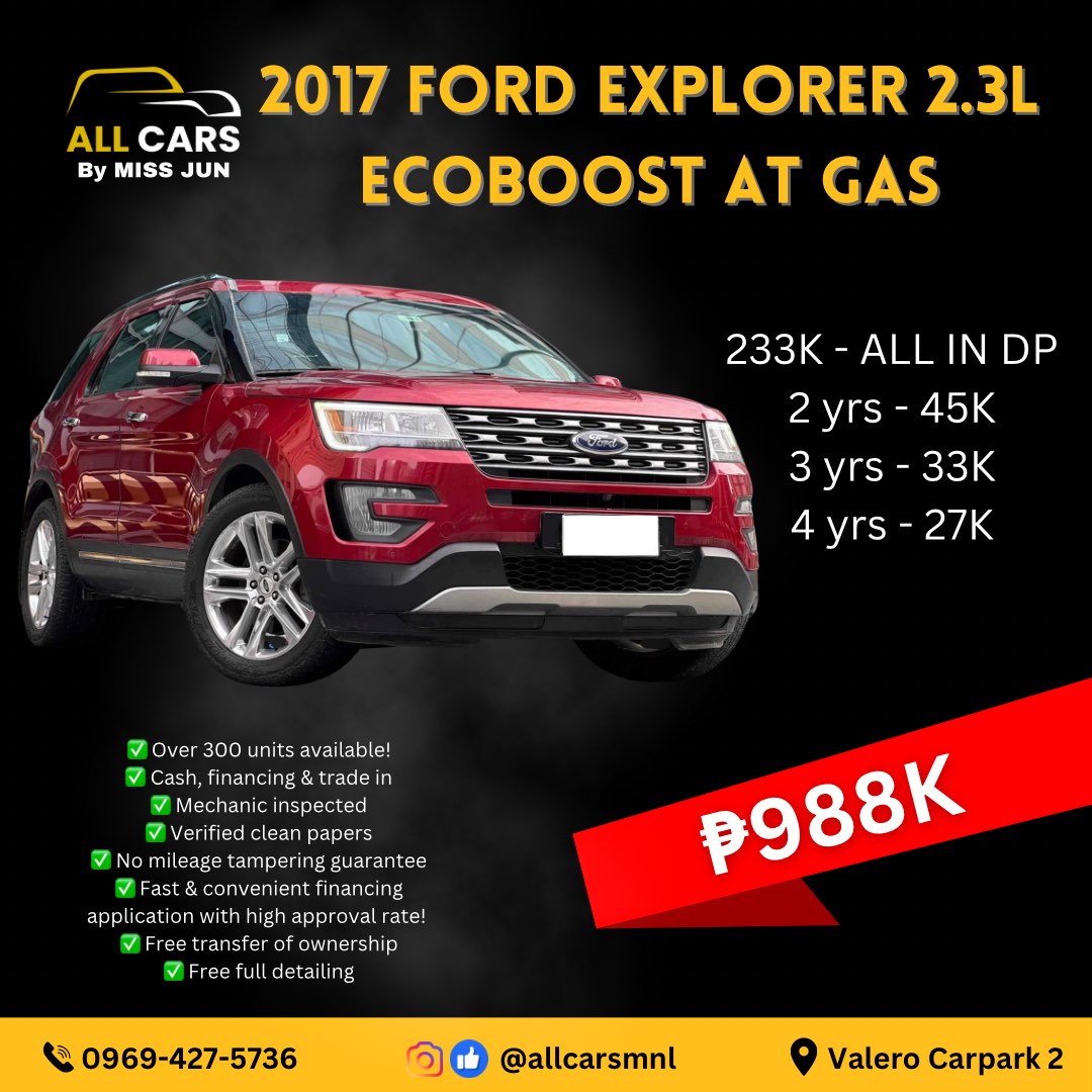 Ford Explorer 2.3 Ecoboost Auto, Cars for Sale, Used Cars on Carousell