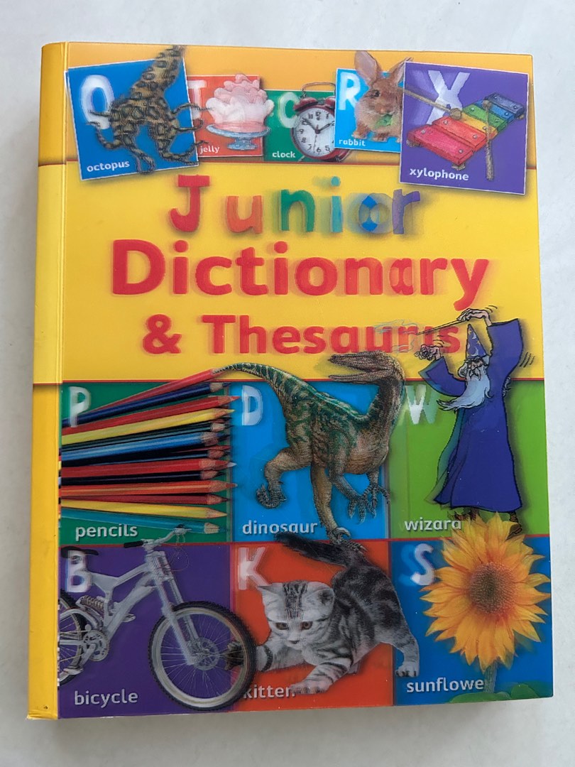 Grollier junior dictionary and thesaurus, Hobbies & Toys, Books ...