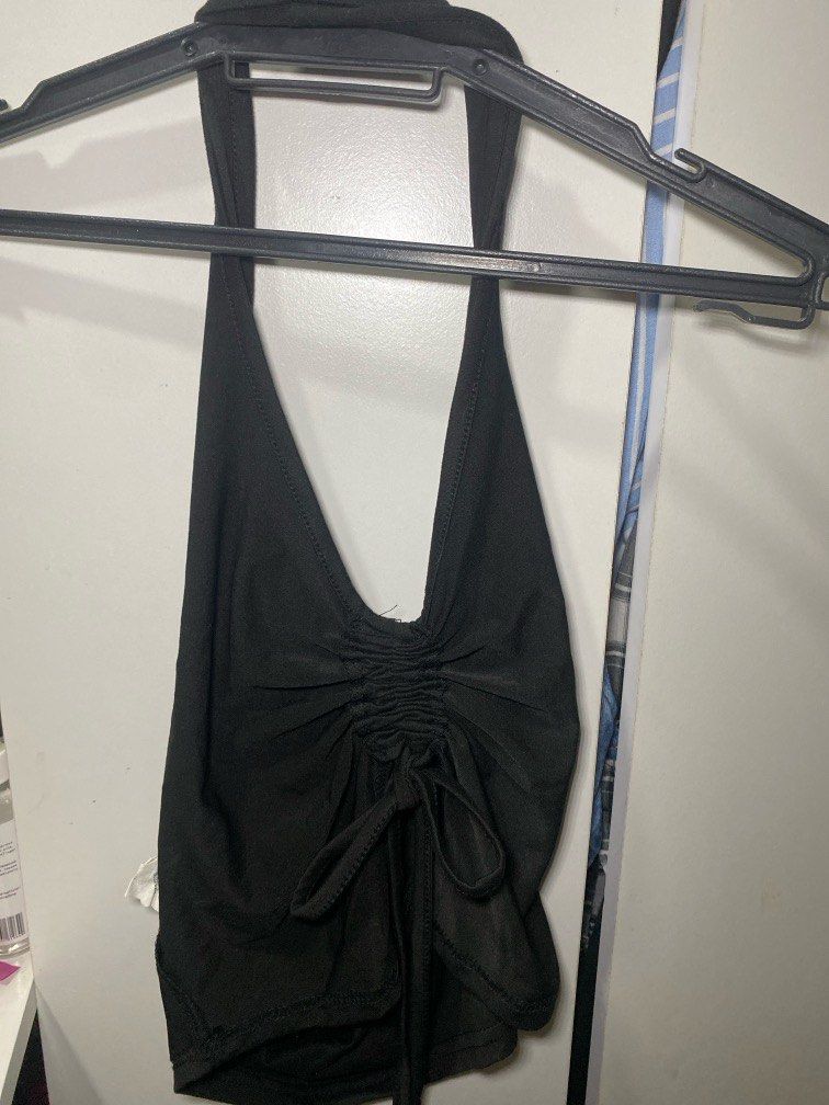 Halter neck backless, Women's Fashion, Tops, Sleeveless on Carousell
