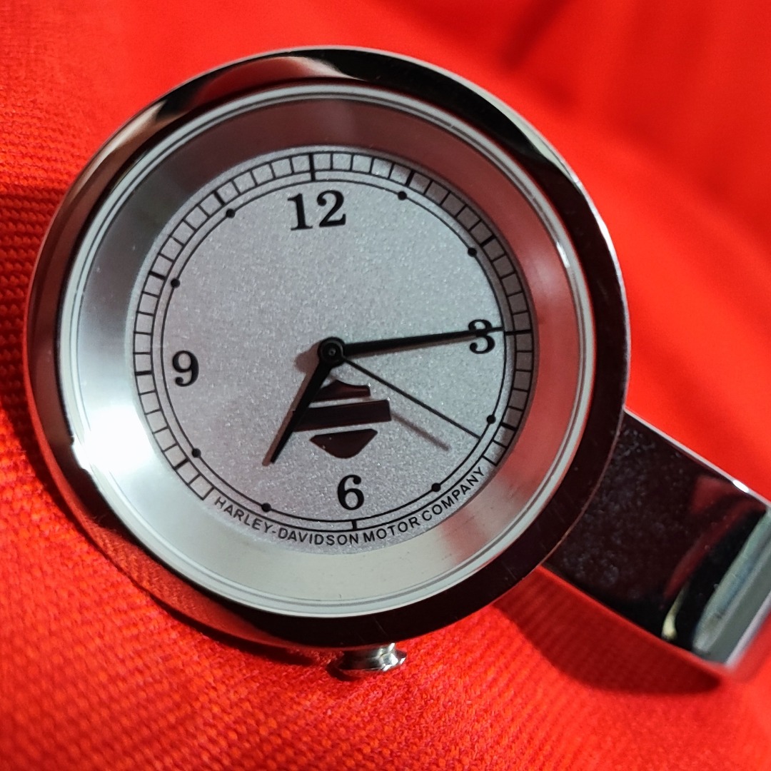 Harley Davidson Handlebar Clock, Motorcycles, Motorcycle Accessories on ...