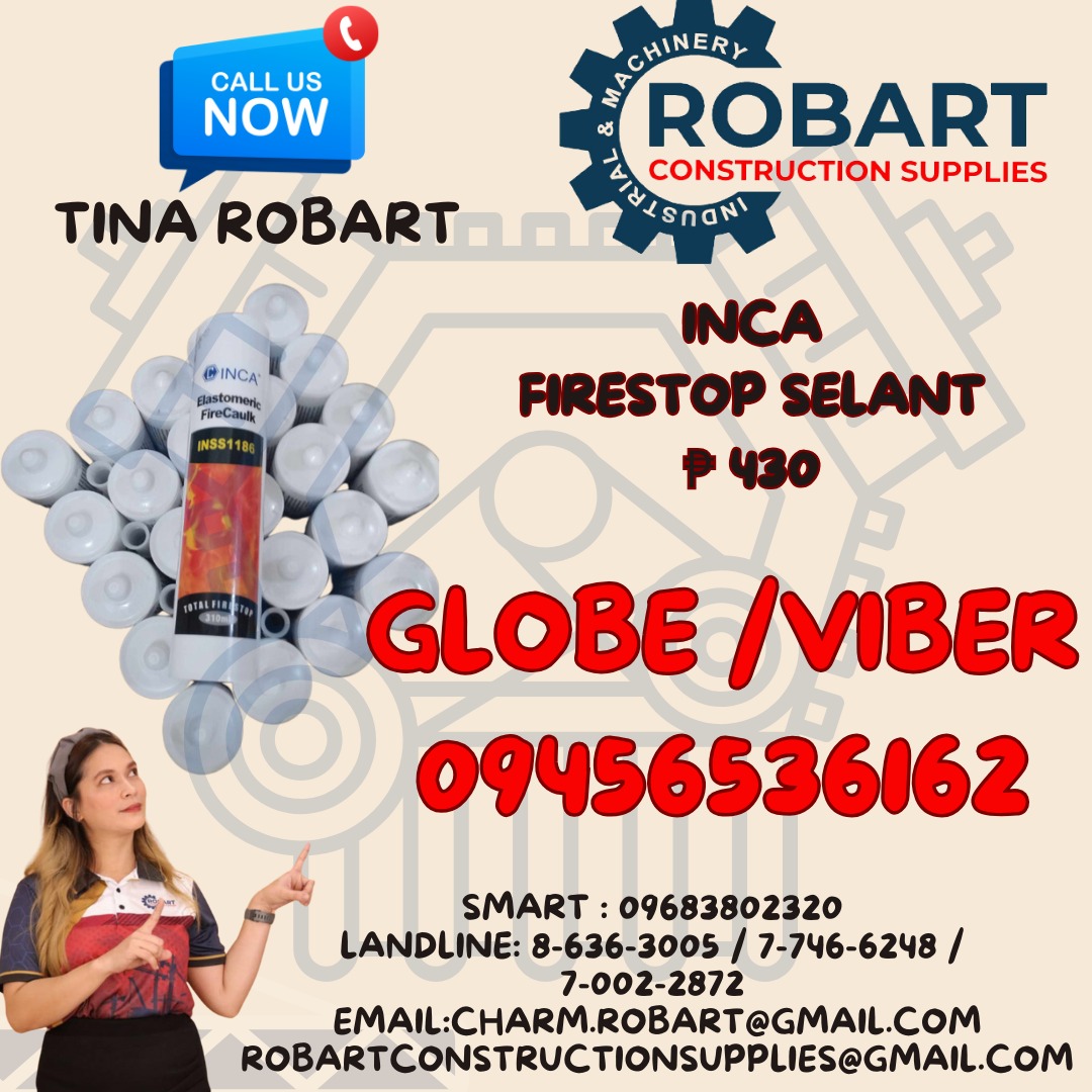 Inca Firestop Sealant, Commercial & Industrial, Construction & Building ...