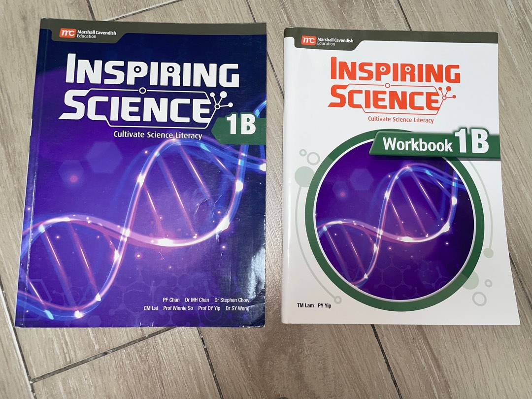 Inspiring science 1B &Inspiring science workbook 1B, 興趣及遊戲, 書本 & 文具 ...
