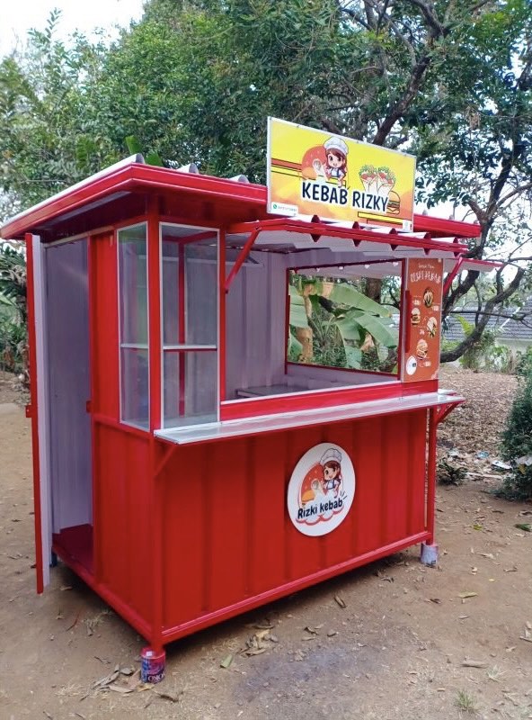 Jual Gerobak Jualan Box Container Box Kontener Box Cafe Berjalan Warung ...