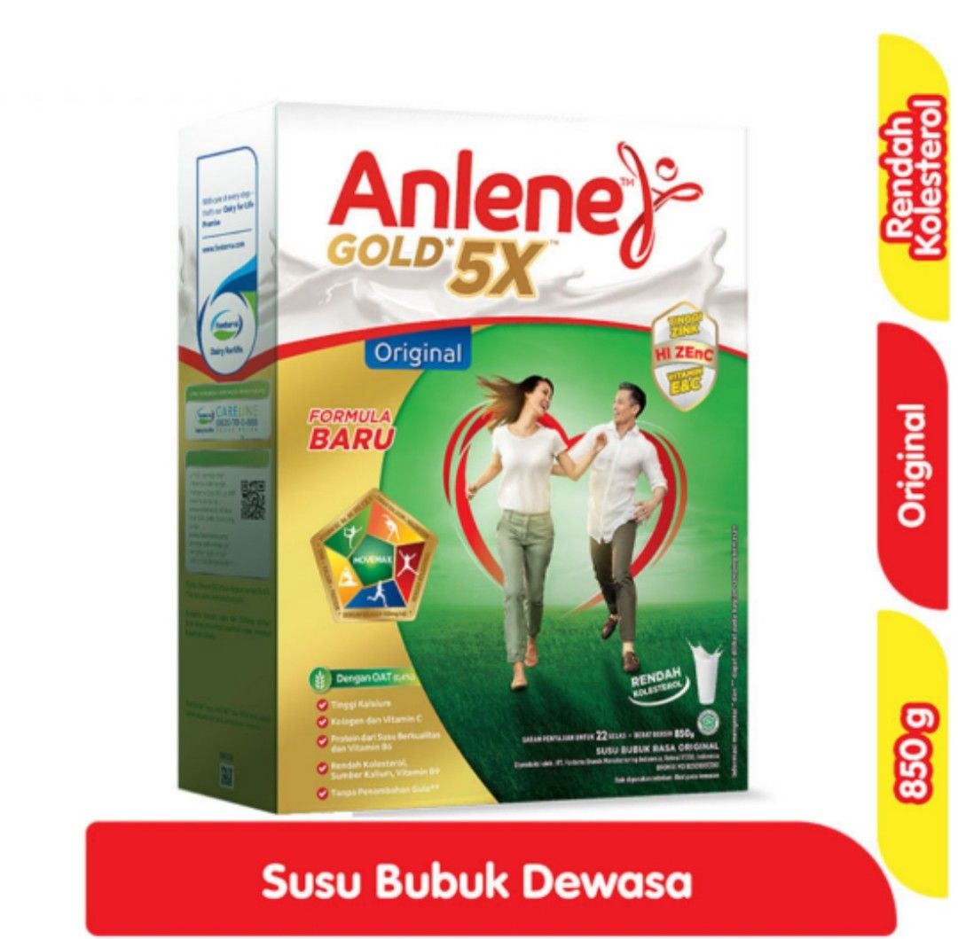 HARGA PROMO: Susu Anlene Gold 5x (850 gram), Makanan & Minuman, Minuman ...