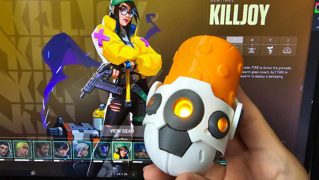 KillJoy Nanoswarm Grenade from Valorant, Video Gaming, Gaming ...