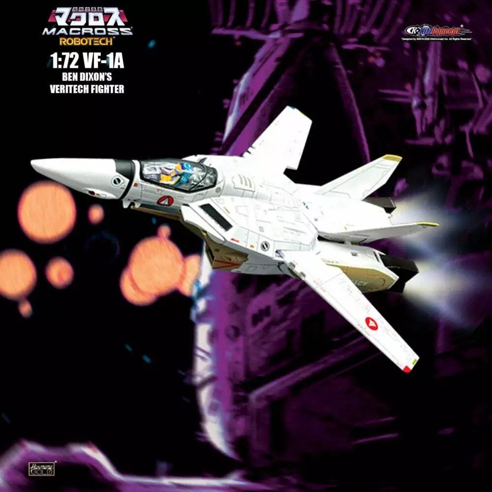 KitzConcept Macross Robotech 1/72 VF-1A Ben Dixon's Veritech Fighter ...