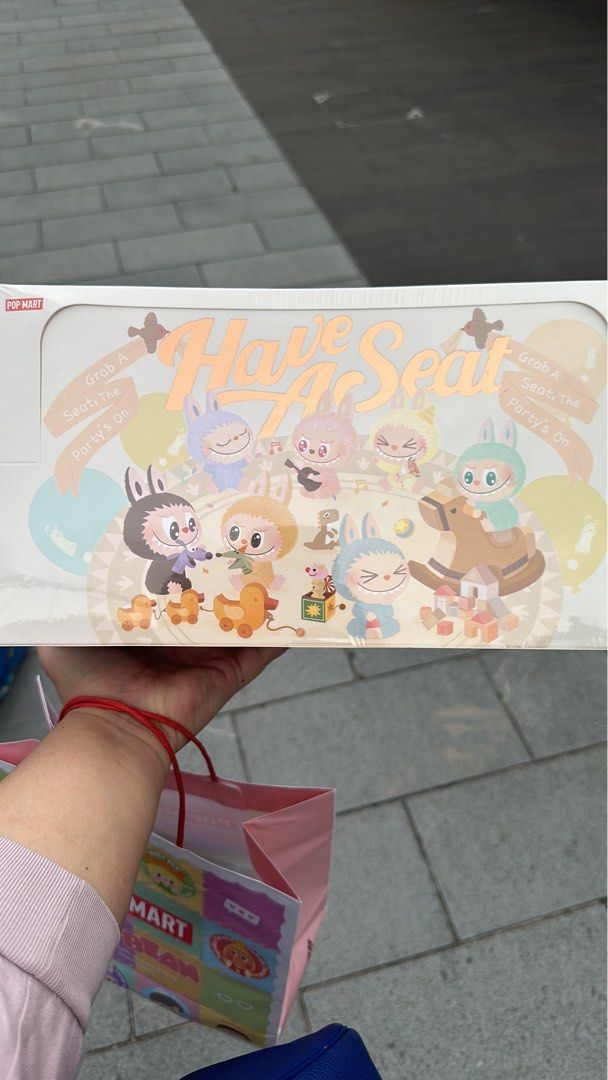 Labubu have a seat v2 full box only, Toys & Collectibles, Mainan di ...