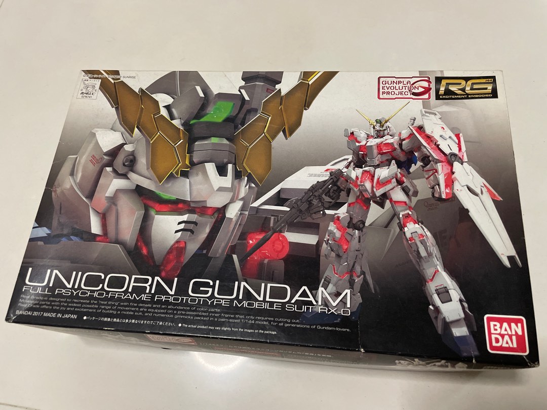 [Leftover Runner/Parts] RG Unicorn Gundam, Hobbies & Toys, Toys & Games ...