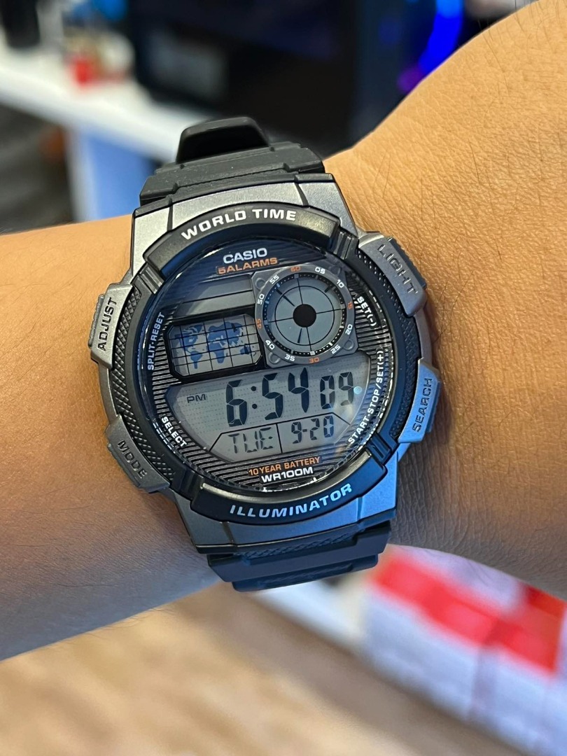 LEGIT CASIO WATCH - AE-1000W-1B - COMPLETE PACKAGE, Women's Fashion ...