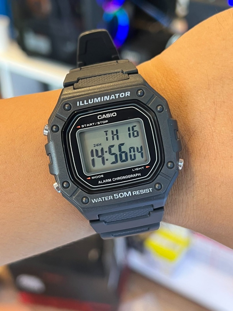 LEGIT CASIO WATCH - W218H-1A COMPLETE PACKAGE, Men's Fashion, Watches ...
