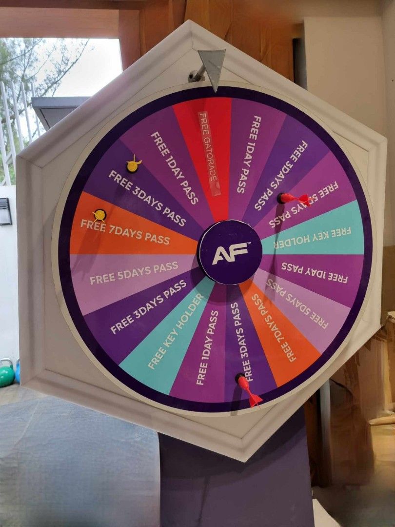 Life Size Roleta Raffle Draw Tambiolo Heavy Duty Spinning Prize Wheel ...