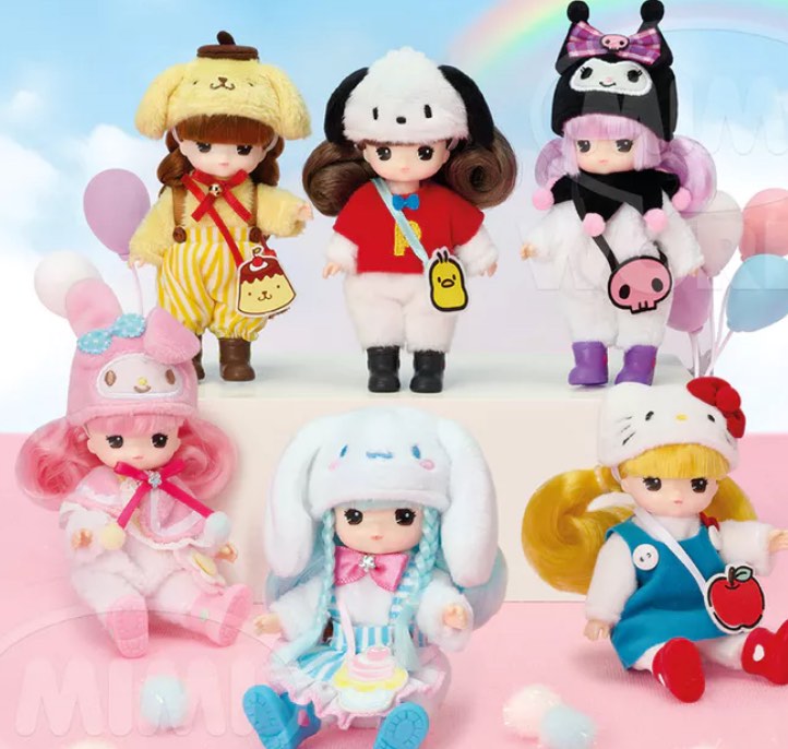 little mimi x sanrio hello kitty cinnamoroll pompompurin kuromi my ...