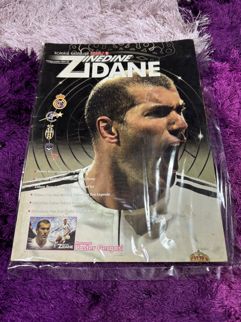 Majalah Wisel Ekslusif Zinedine Zidane, Hobbies & Toys, Books & Magazines, Magazines on Carousell