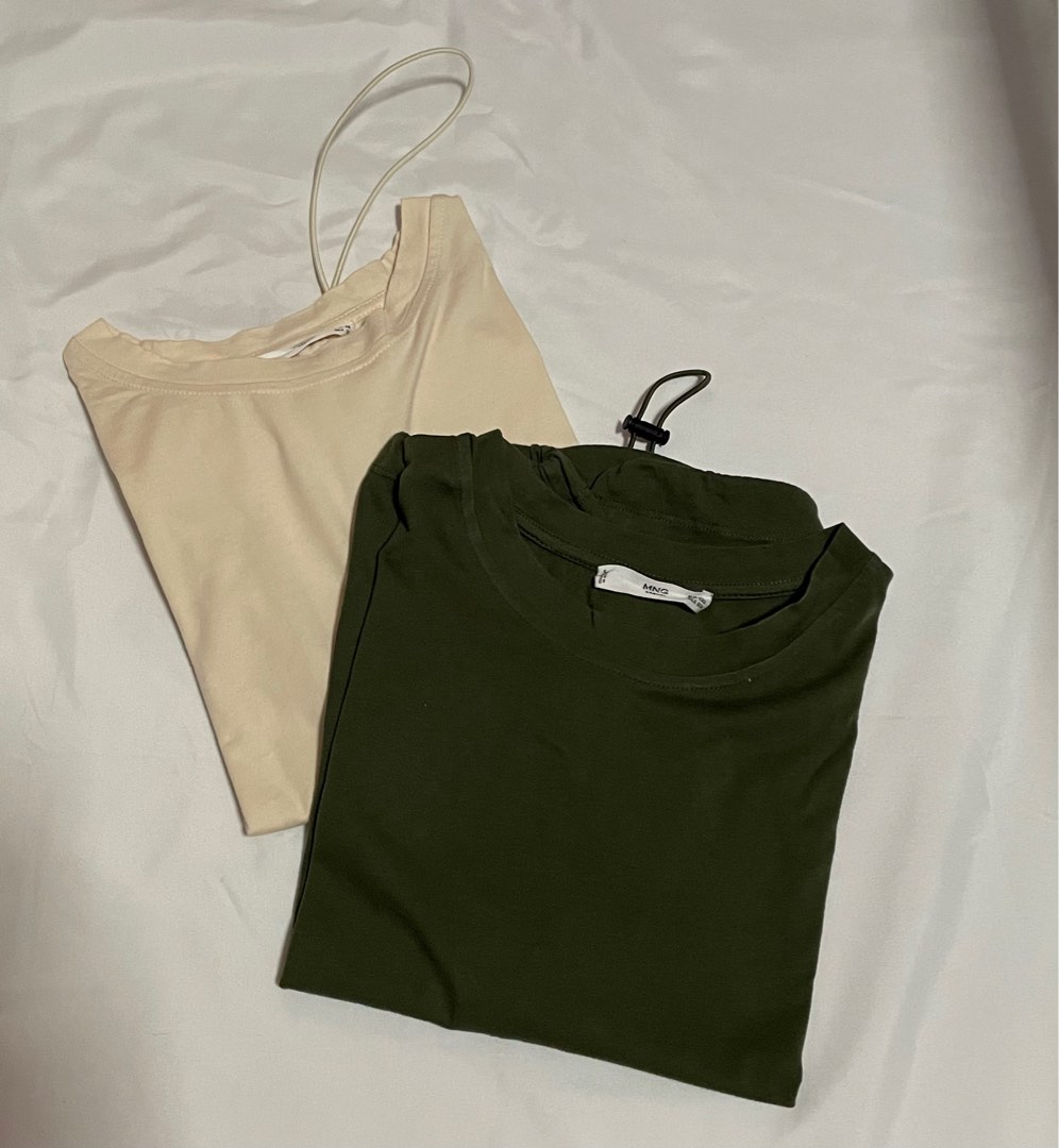 [MANGO] oversized parachute top | 2 for 350, Women's Fashion, Tops ...